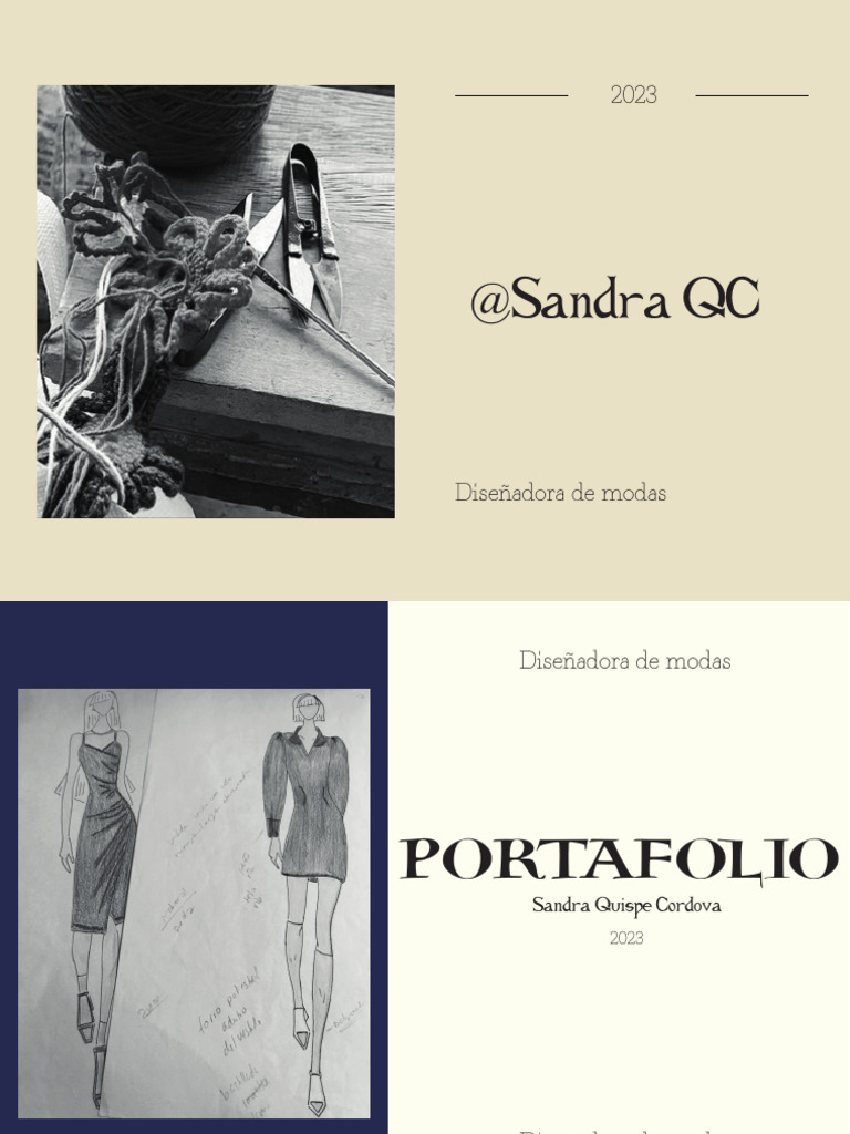 Portafolio de Moda de Sandra QC | PDF | Software de la aplicacion ...