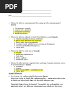 WFP Recruitment Test Overview | PDF | World Food Programme | Strategic ...