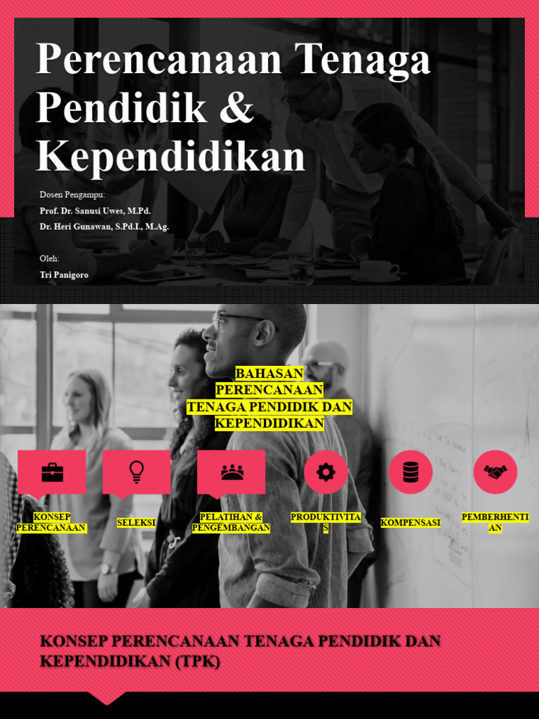 Perencanaan Tenaga Pendidik & Kependidikan | PDF
