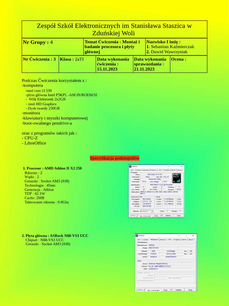Sprawozdanie Zadanie 3 | PDF