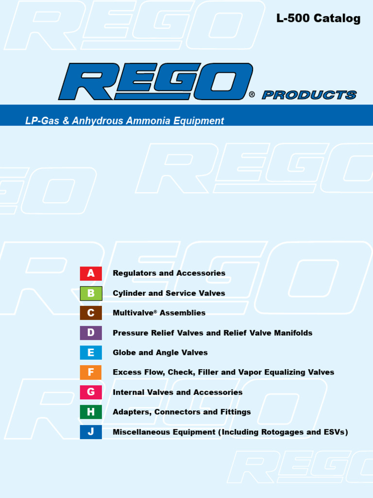 Rego L-500 | Download Free PDF | Valve | Liquefied Petroleum Gas