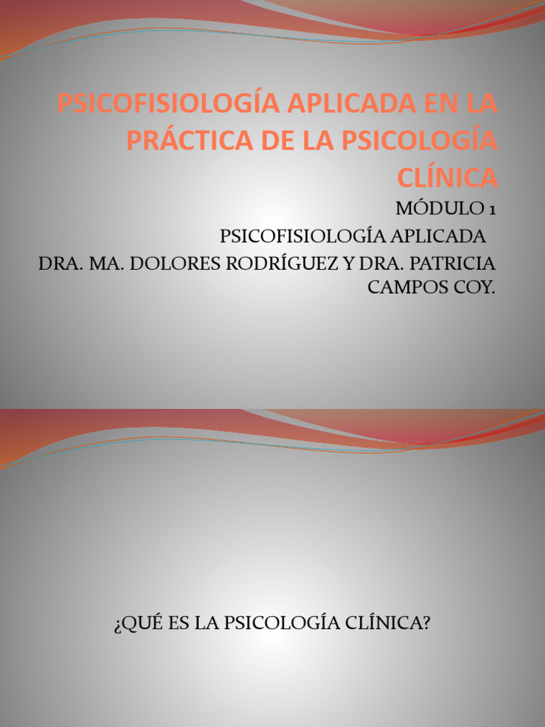 Psicofisiologêa Aplicada en La Práctica de La Psicolog A 1 | PDF ...