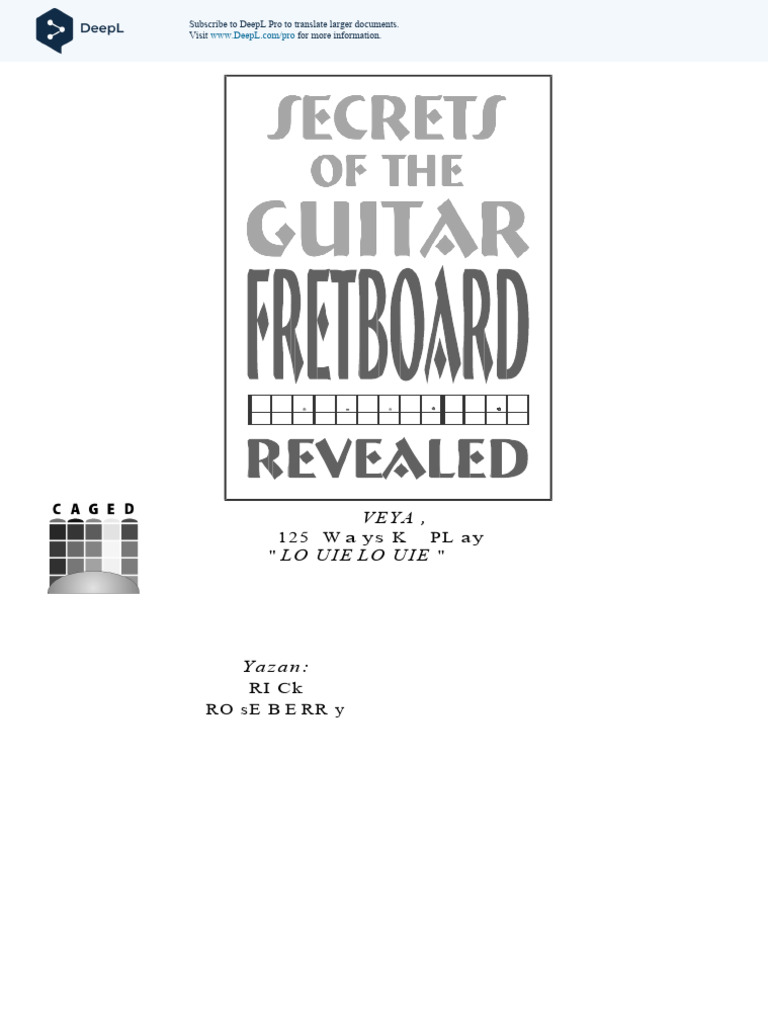 secrets of the guitar fretboard revealed tr | PDF