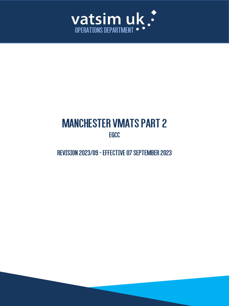 Manchester ATC Procedures Guide | PDF | Air Traffic Control | Aeronautics