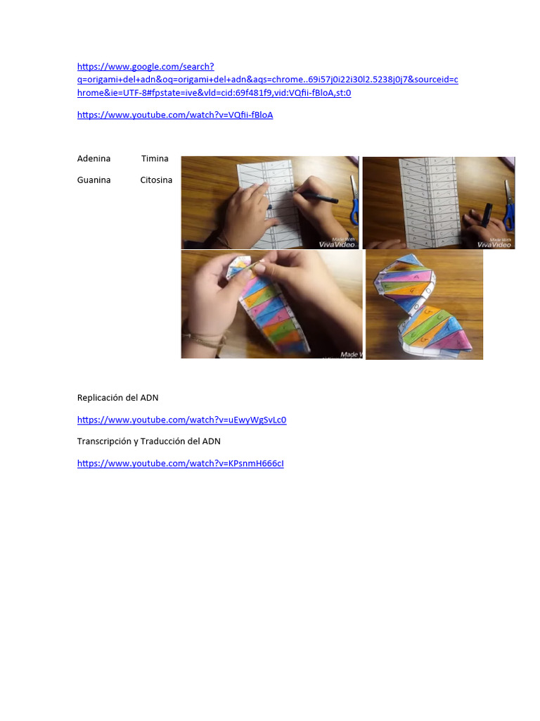 Origami del ADN: Bases y Procesos | PDF