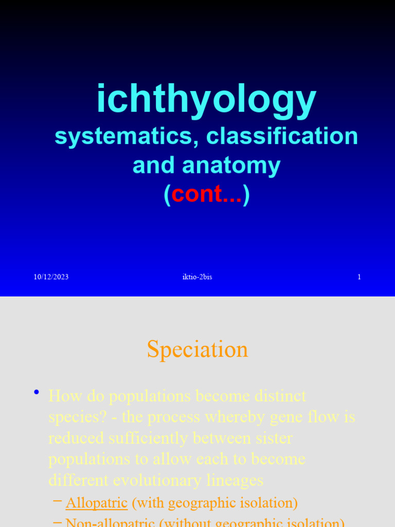 Ichthyo Ch. 2bis | Download Free PDF | Aquatic Animals | Vertebrates
