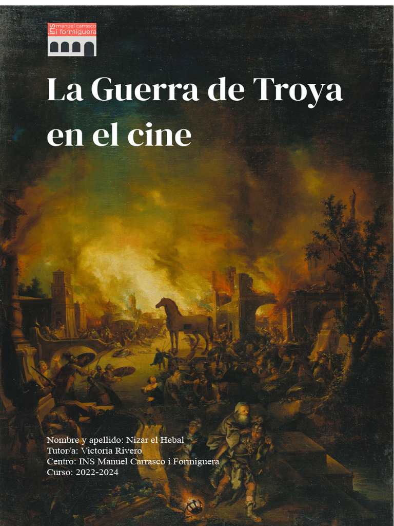 2023 - La Guerra de Troya en El Cine - Nizar El Hebal Roussi | PDF ...