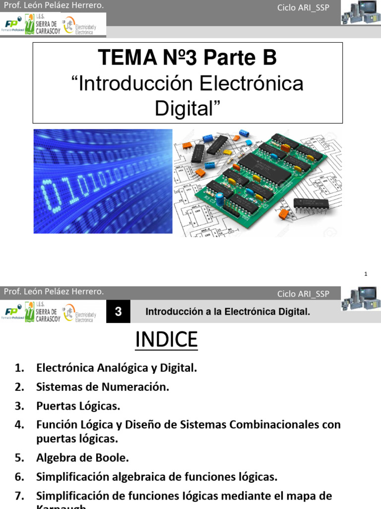 Tema 3B Electrónica Digital | Descargar gratis PDF | Puerta lógica ...