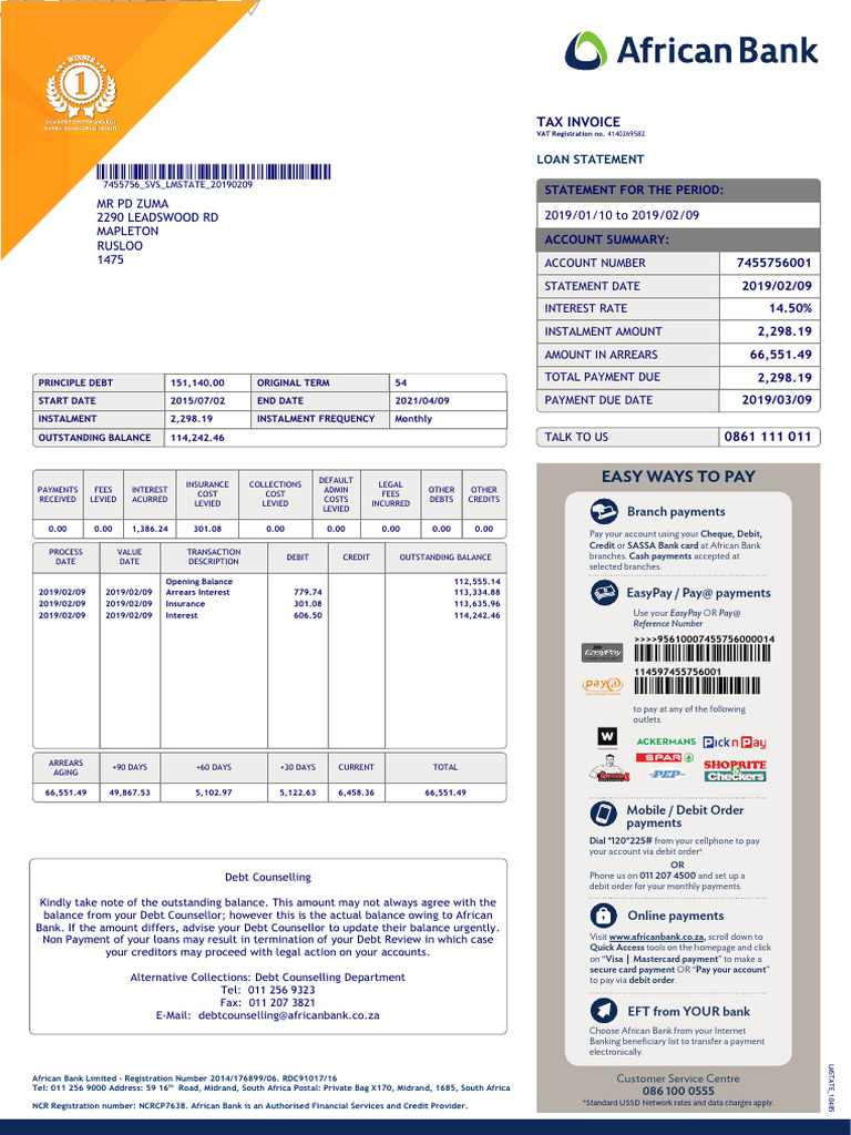 Statement | PDF | Payments | Debit Card