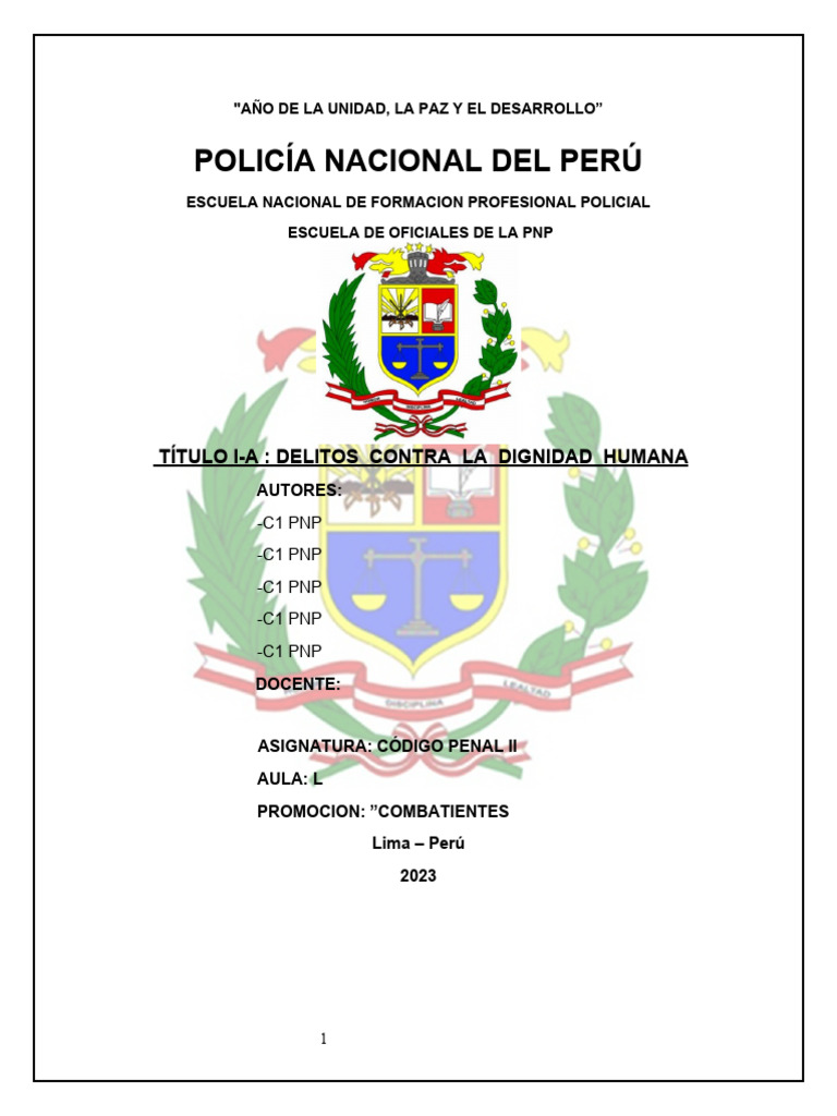 Codigo Penal Pdf Acoso Cibernético Trata De Personas