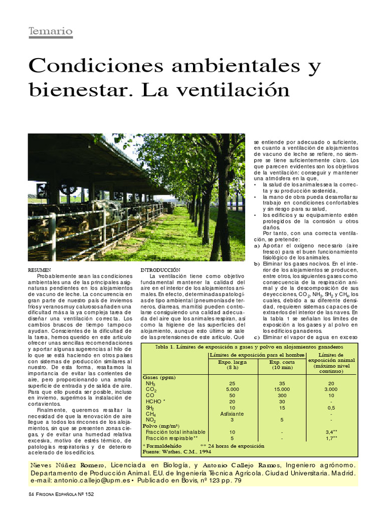 Condiciones Ambientales y Bienestar | PDF | Ventilación (Arquitectura ...