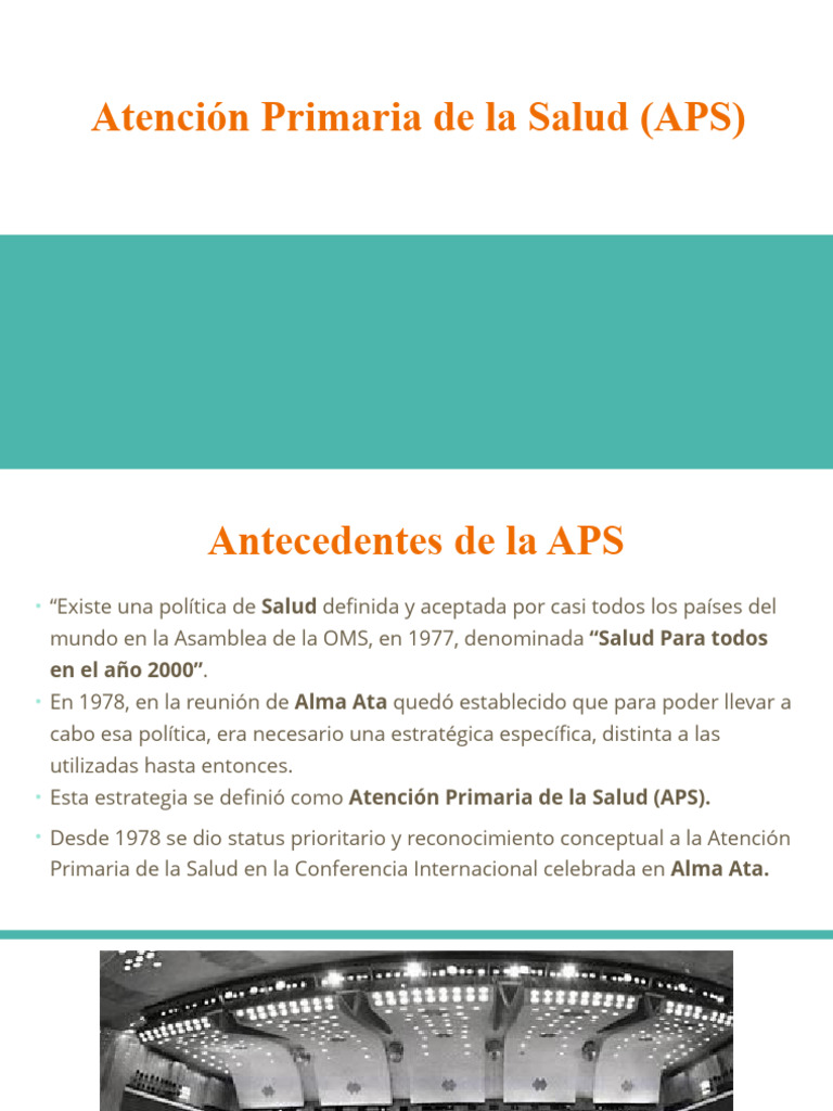 Salud Publica Clase Atención Primaria de La Salud (APS) | PDF | Hospital