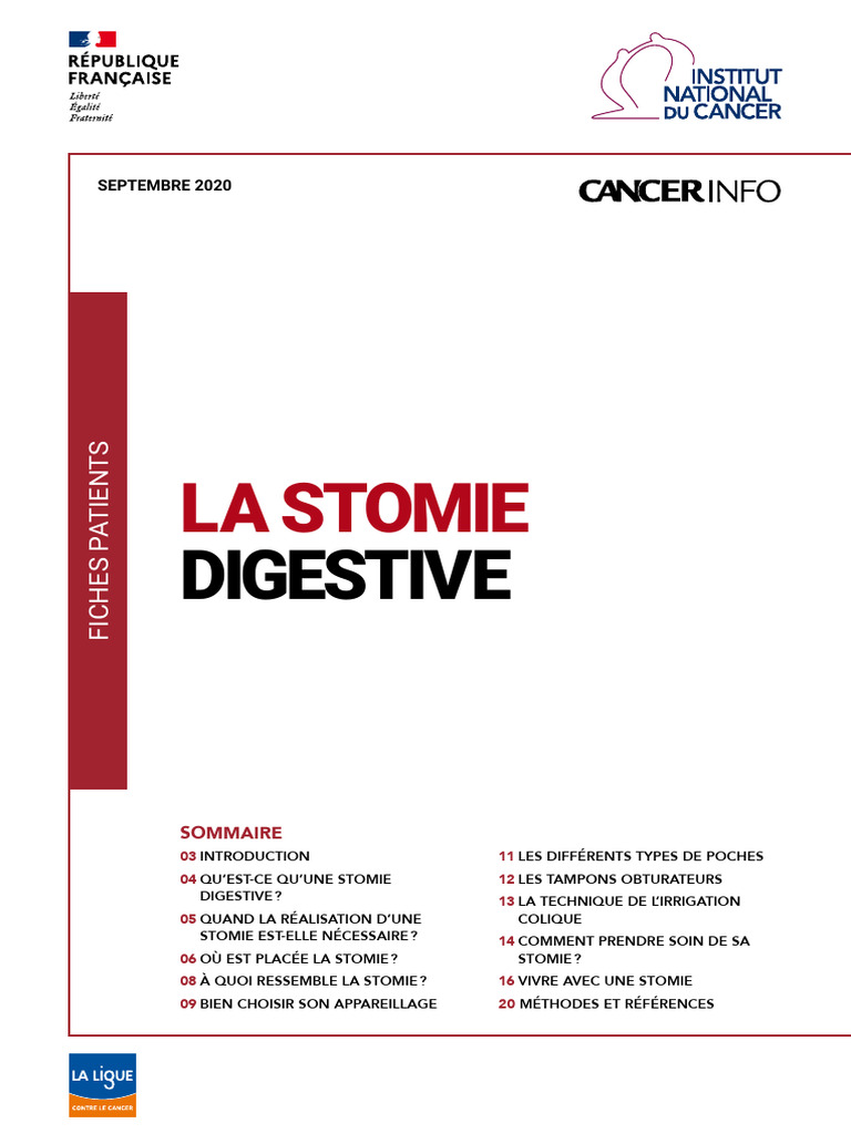 Guide sur la stomie digestive | PDF | Gros intestin | Gastroentérologie