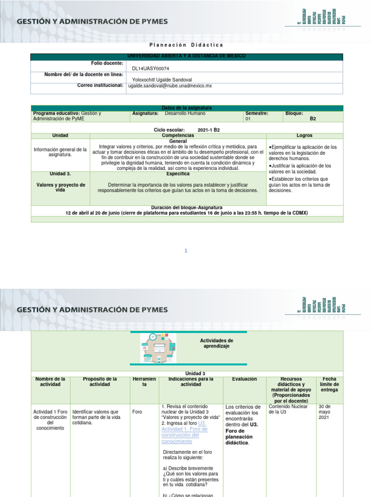 PD - GDHU - U3 - YOLOXOCHITL UGALDE SANDOVAL - v2 | Descargar gratis ...