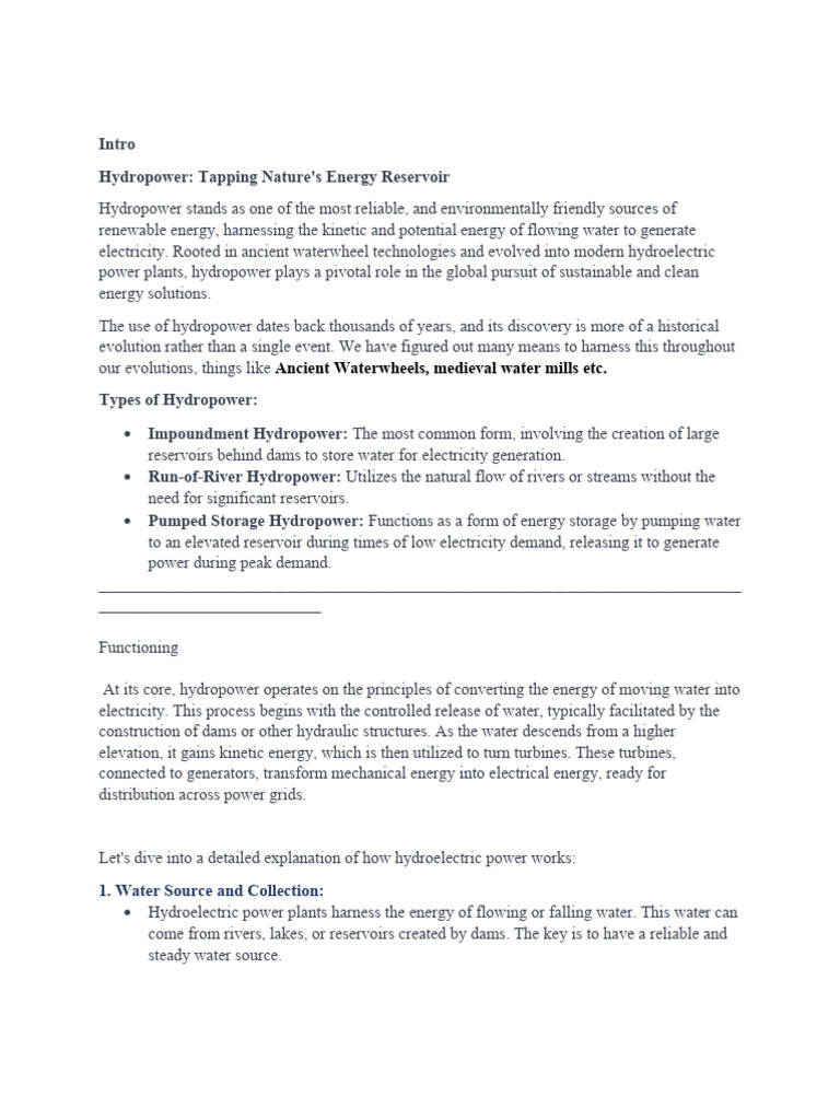 Physics Project | PDF | Hydropower | Hydroelectricity Physics Project | PDF | Hydropower | Hydroelectricity
