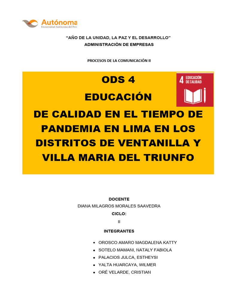 Texto Argumentativo - Ods | PDF | Internet