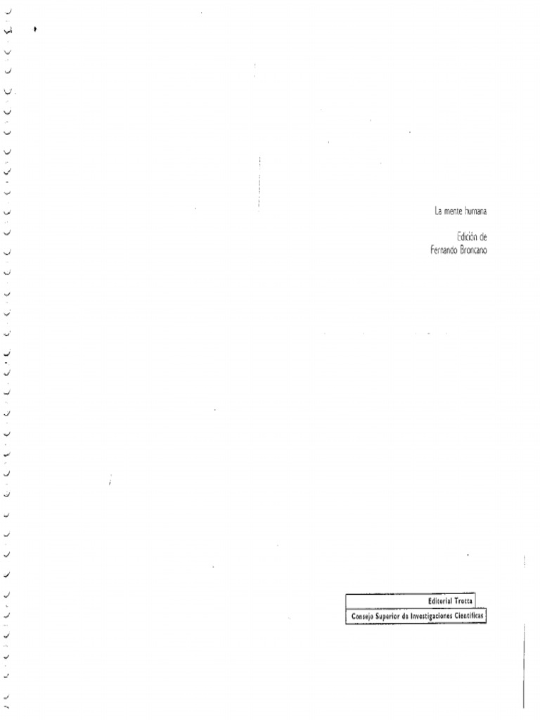 La Mente Humana Fernando Broncano PP 17 - 66 | PDF