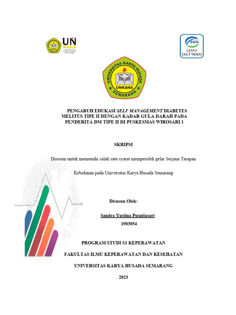 Revisi Skripsi - Sandra Yustiana - s1 Keperawatan Fixx (1) Salinan | PDF