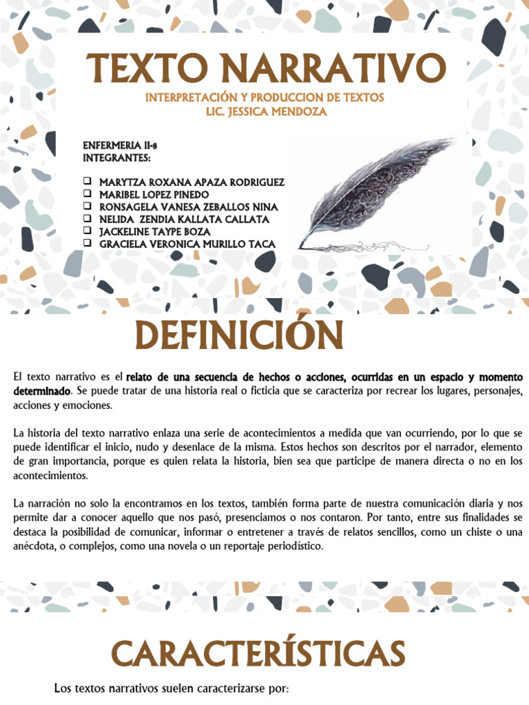 Texto Narrativo | PDF | Narración