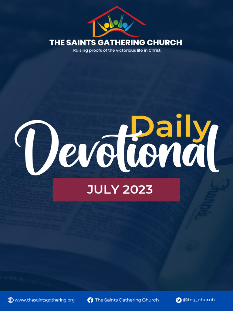 July Devotional 2023 | PDF | Jesus | Prayer
