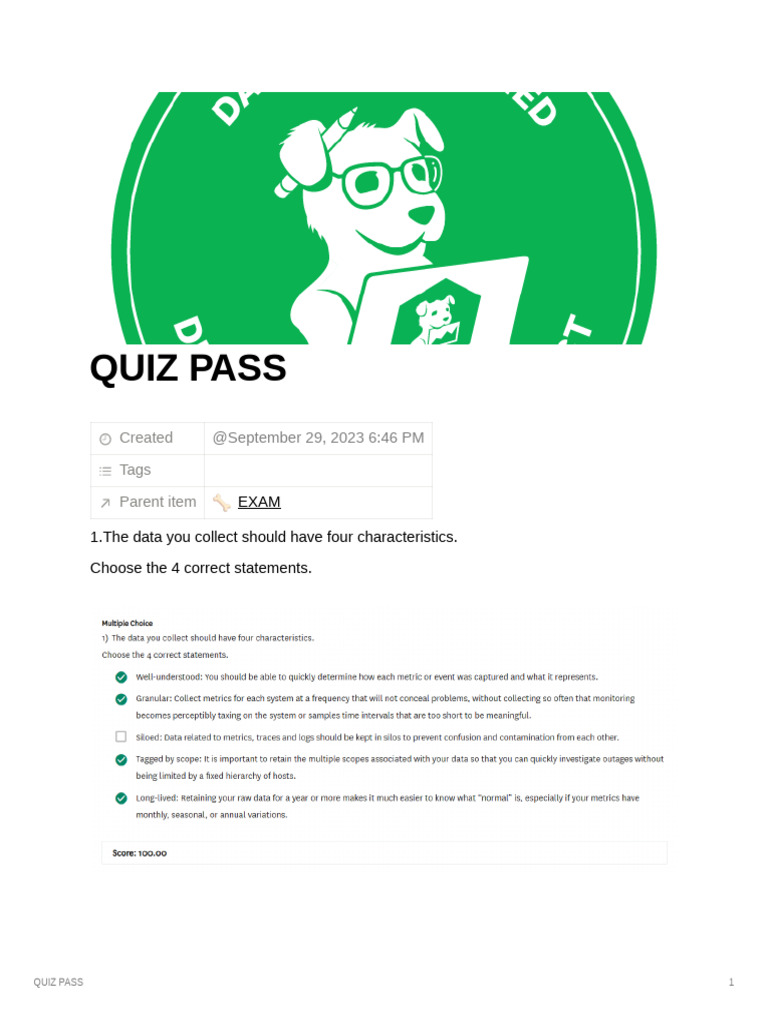 DPN TSC Exam Quiz Pass | PDF | Computing | Information Technology