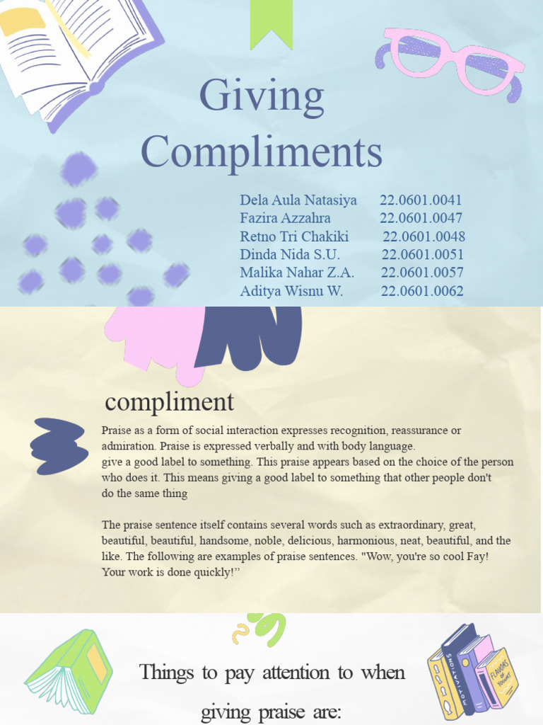 The Art of Giving Compliments | PDF