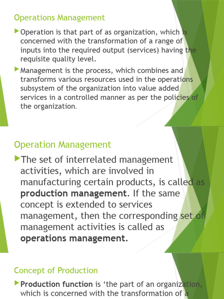 Operations+Managemetnt New | PDF