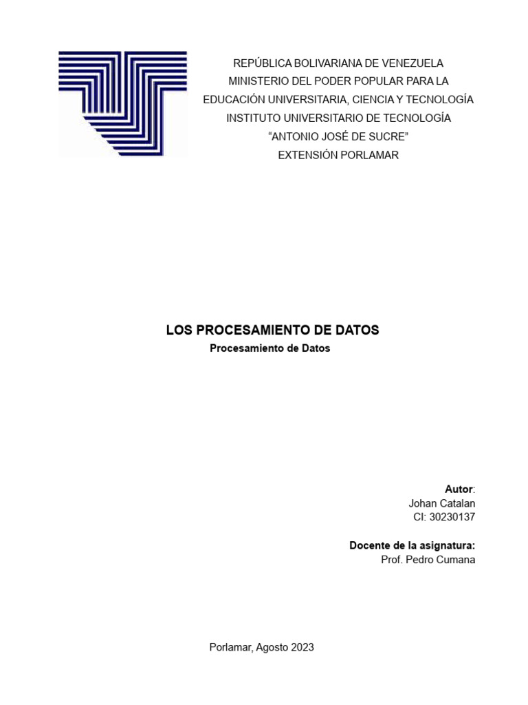 Plantilla para Trabajos UTS | PDF