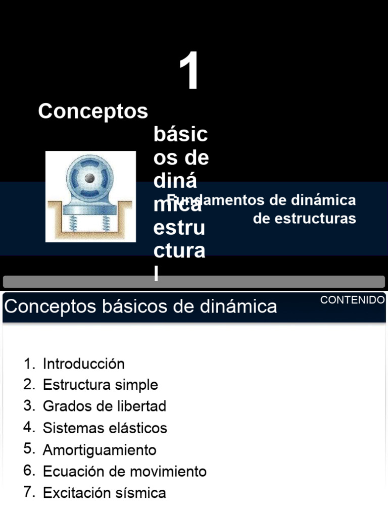 02 Conceptos - Basicos - de - Dinamica - Estructural | PDF