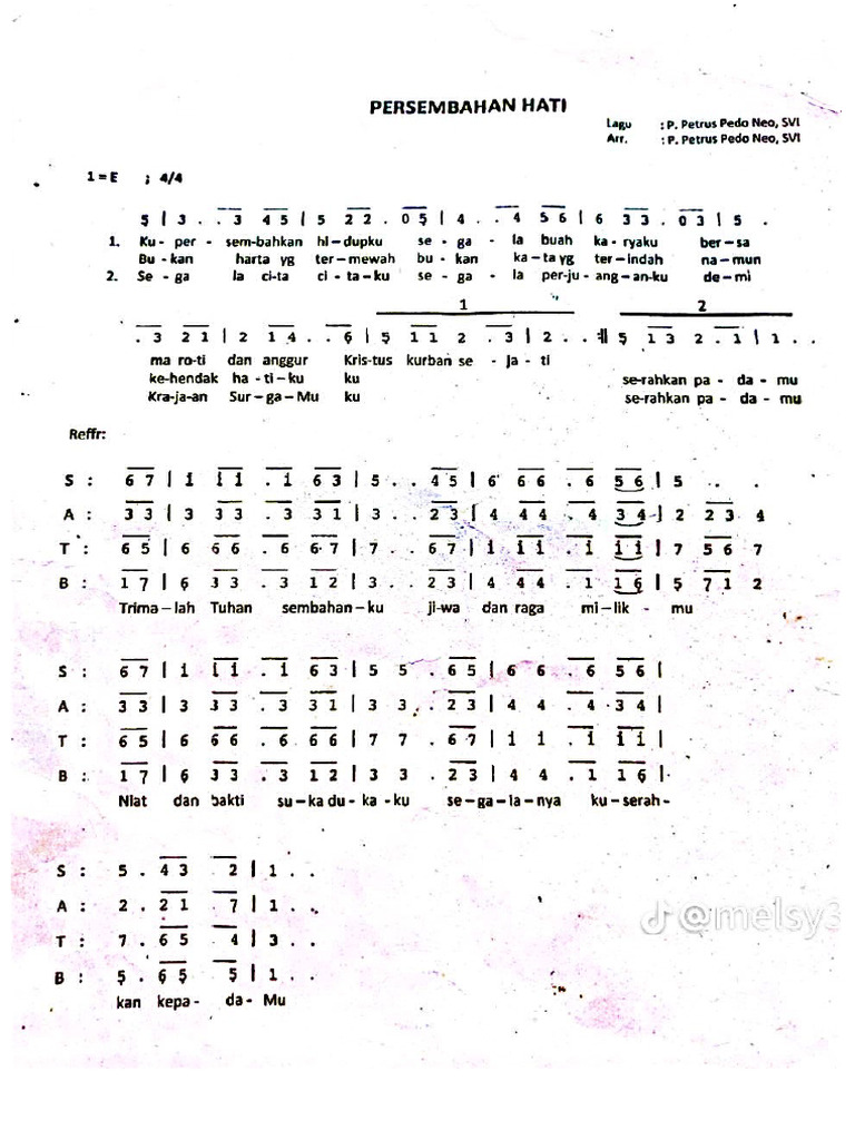 Persembahan Hati - Natal | PDF