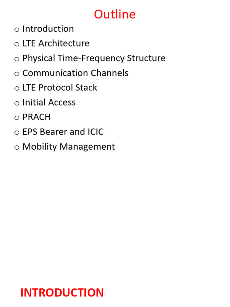 LTE Final v2 | PDF | Lte (Telecommunication) | Telecommunications Standards