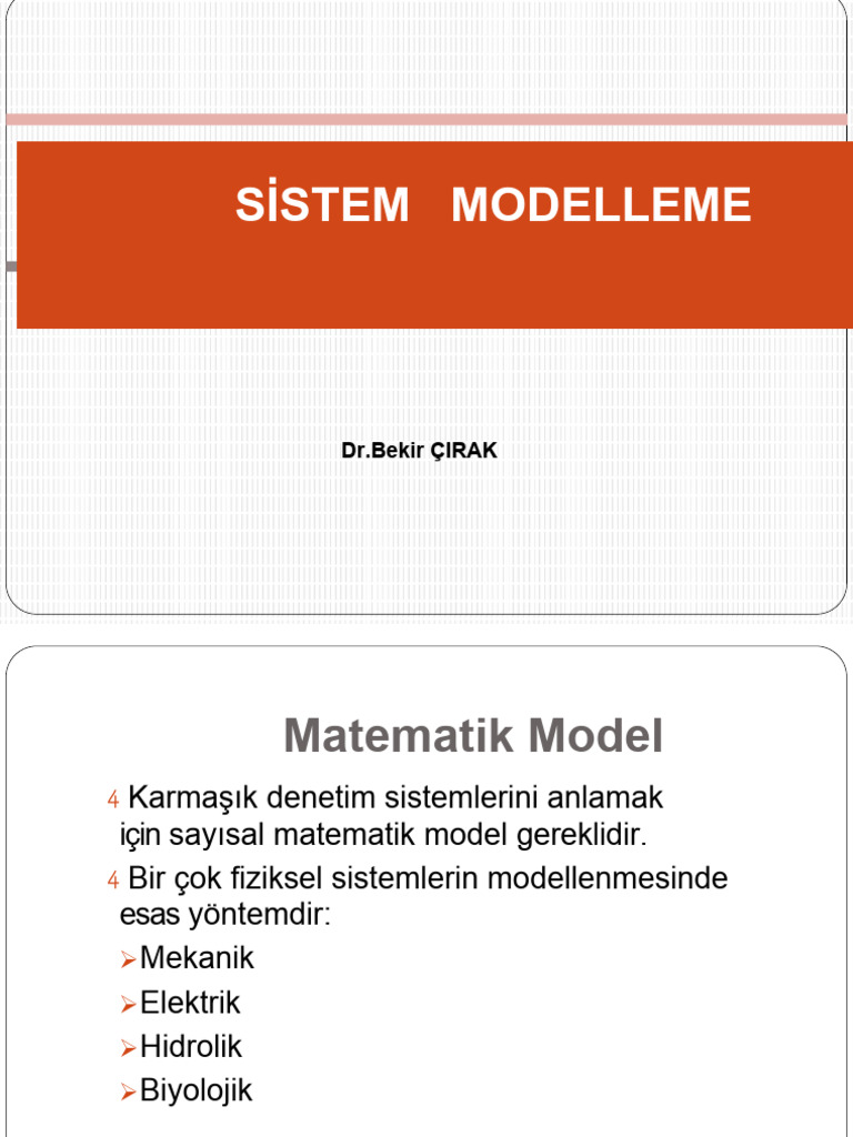 Final Sistem Modelleme | PDF