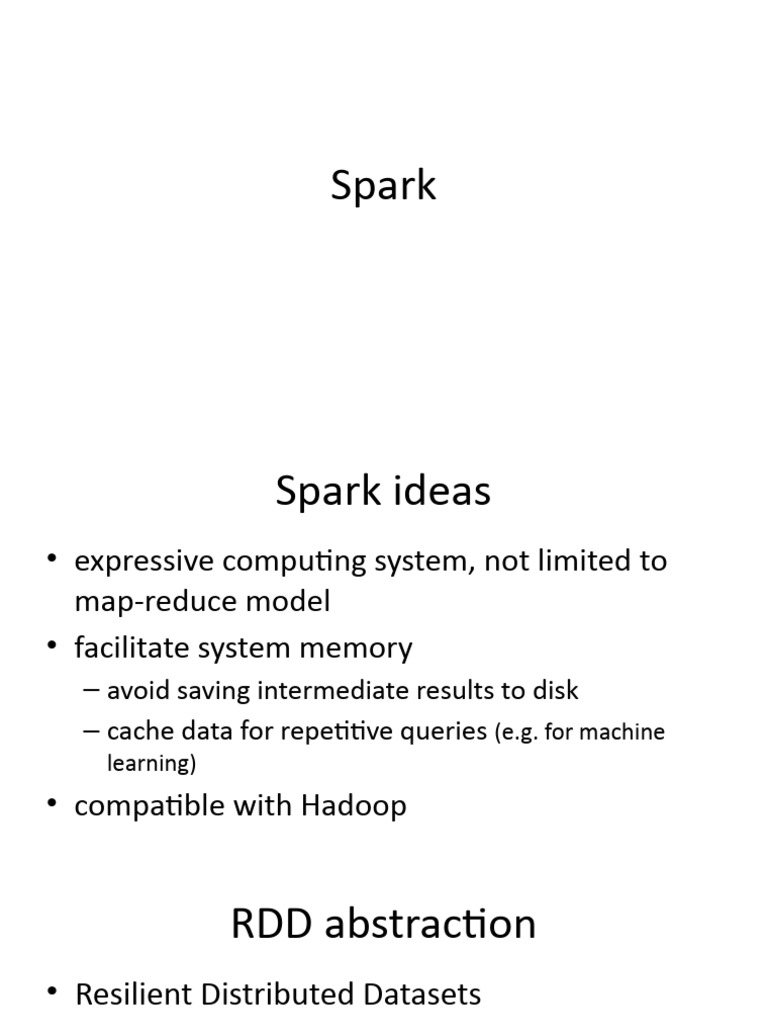 Spark Implementation | PDF | Apache Spark | Software Development Spark Implementation | PDF | Apache Spark | Software Development