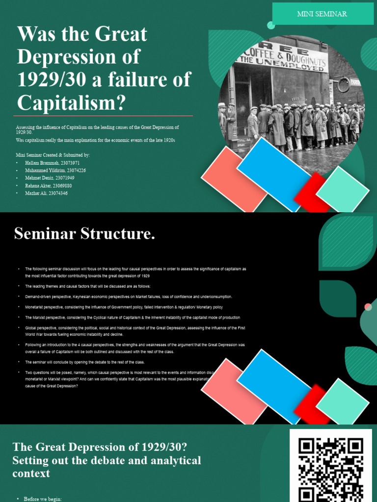 HW - Great Depression | PDF | Great Depression | Recession