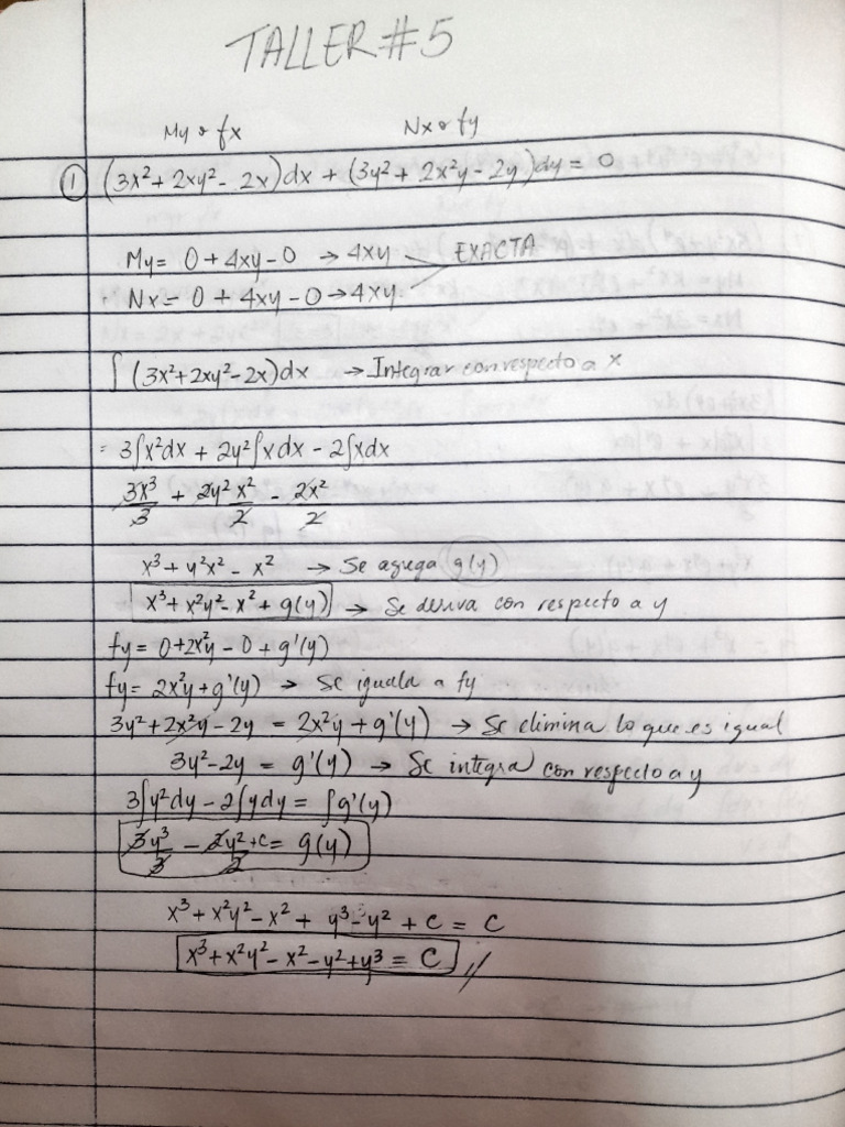 Taller 5 - EDO | PDF