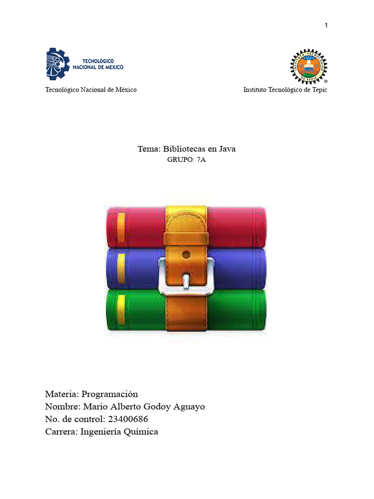 Bibliotecas en Java | PDF | Java (lenguaje de programación) | máquina ...