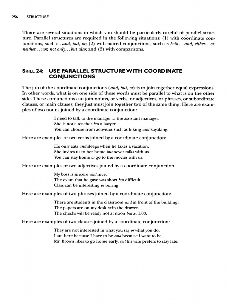 Structure Skills 24-29 | PDF