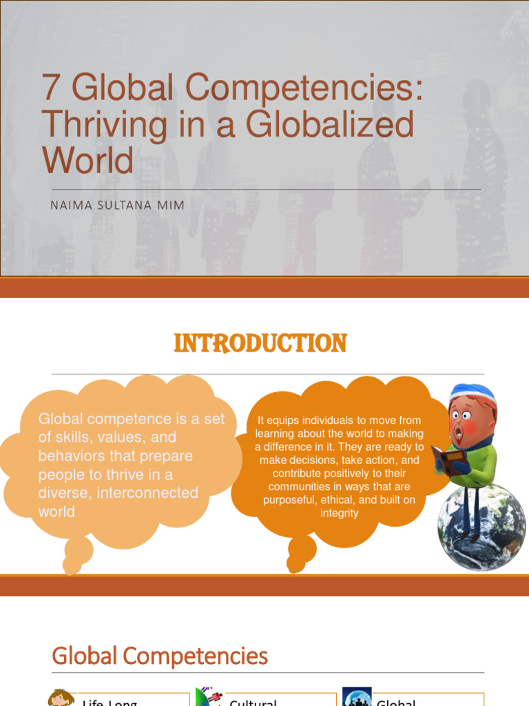 7 Global Competencies by NS Mim | PDF | Learning | Leadership