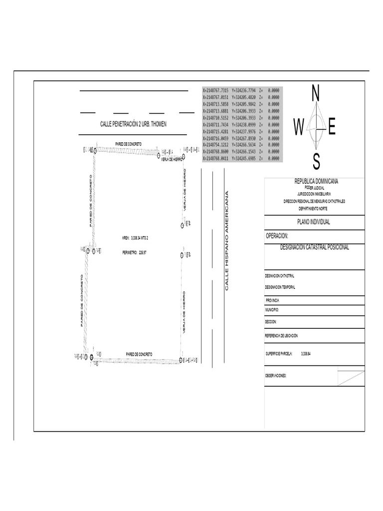 DIBUJO TERRENO ENFERMERIA UAPA-Model | PDF