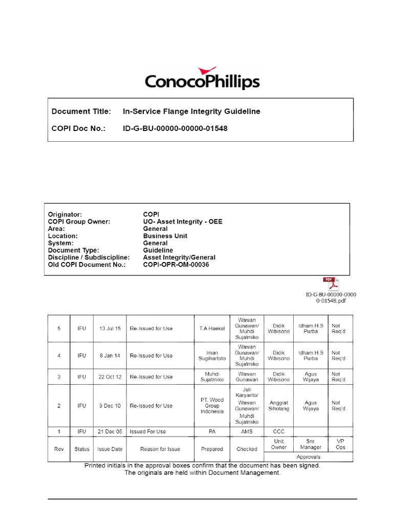Flange Management | PDF