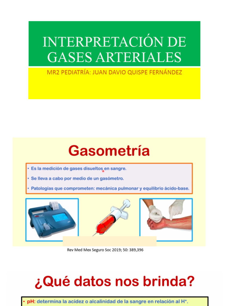 Interpretación de Gases Arteriales | PDF