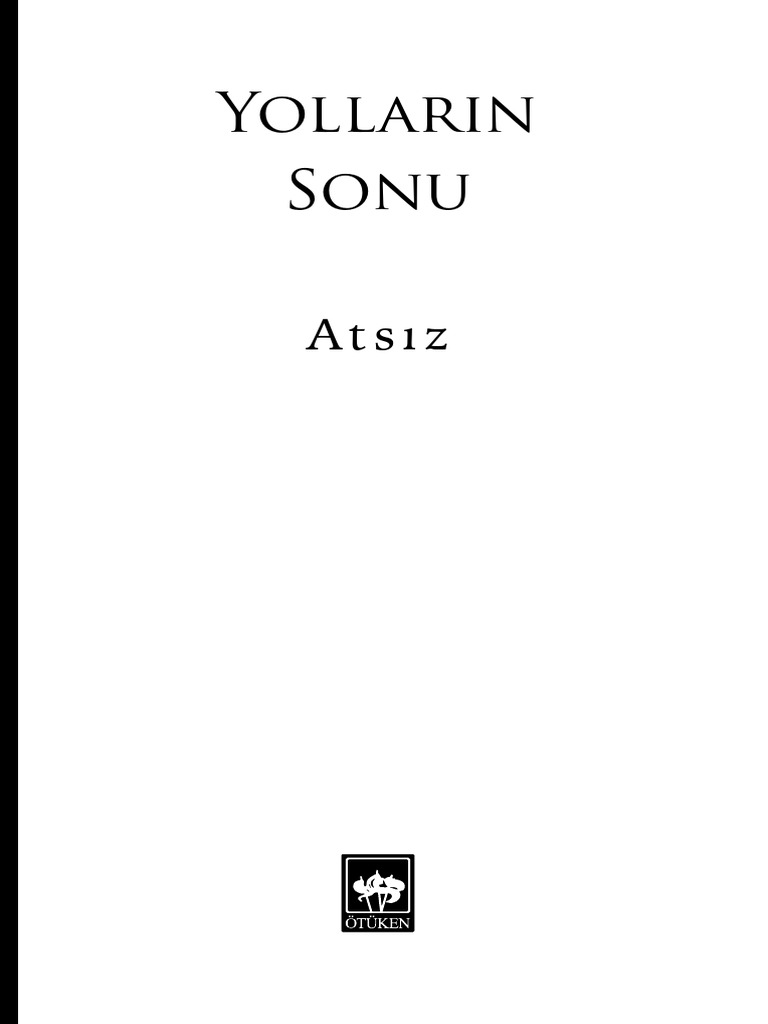 Yollarin Sonu 1606224840 | PDF