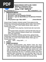 Contoh Votum | PDF