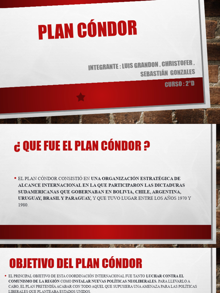Plan Cóndor | PDF | Política