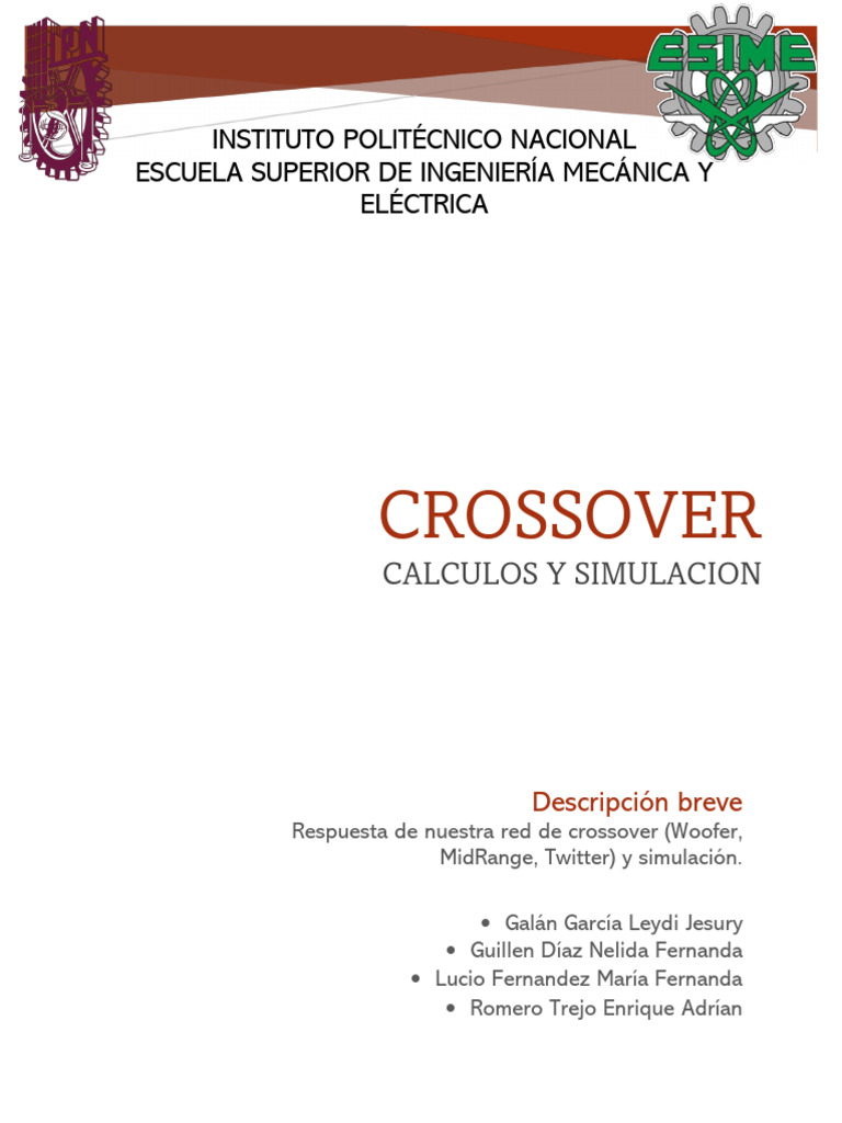 SIMULACION CROSSOVER | PDF | Metrología