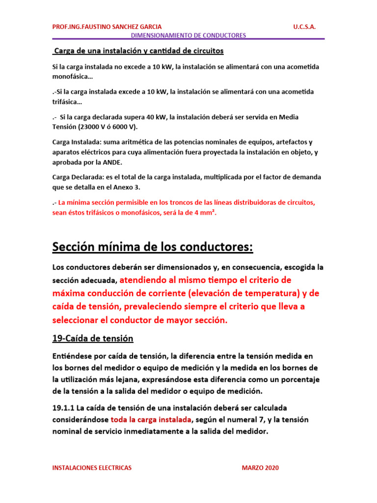 4 SESION - Carga de Una Instalación y Cantidad de Circuitos - procEDIMIENTOS | PDF | Corriente ...