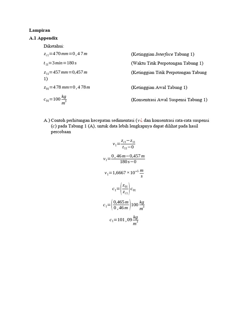 Perhitungan Sedimentasi | PDF