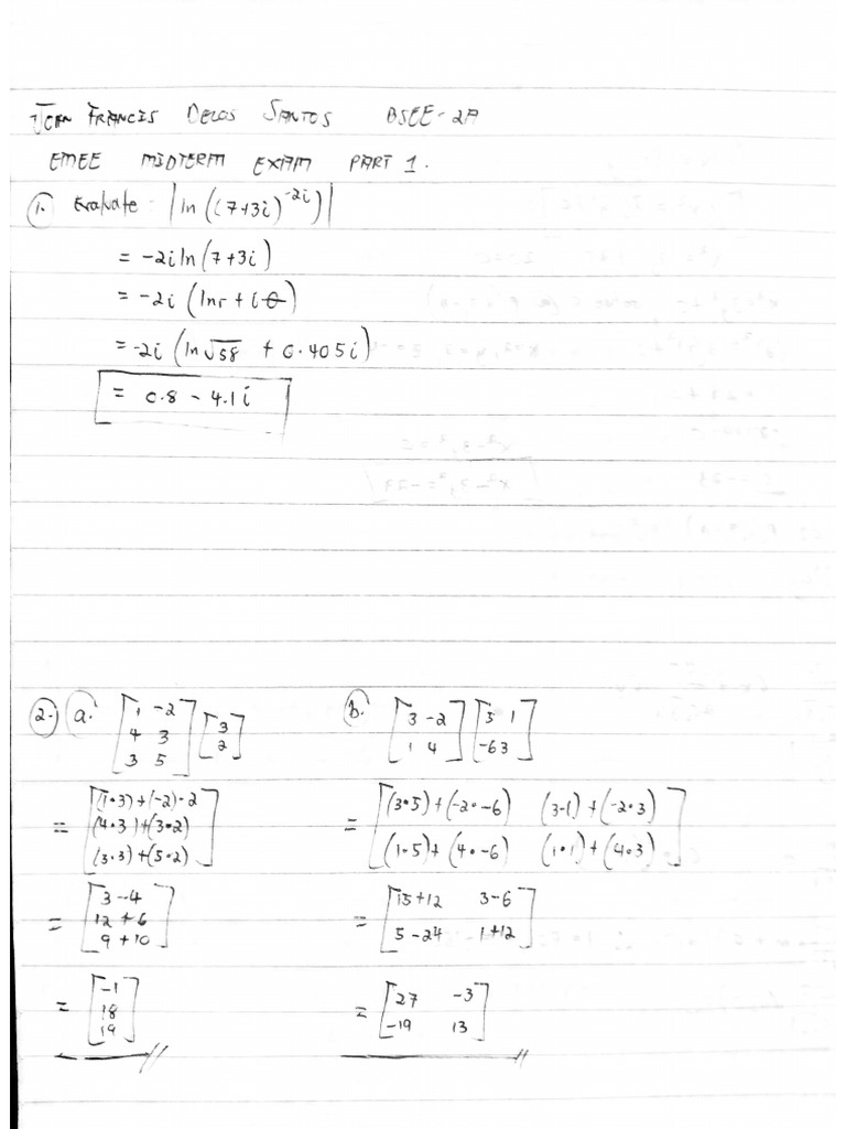 EMEE Midterm Exam Part 1 | PDF