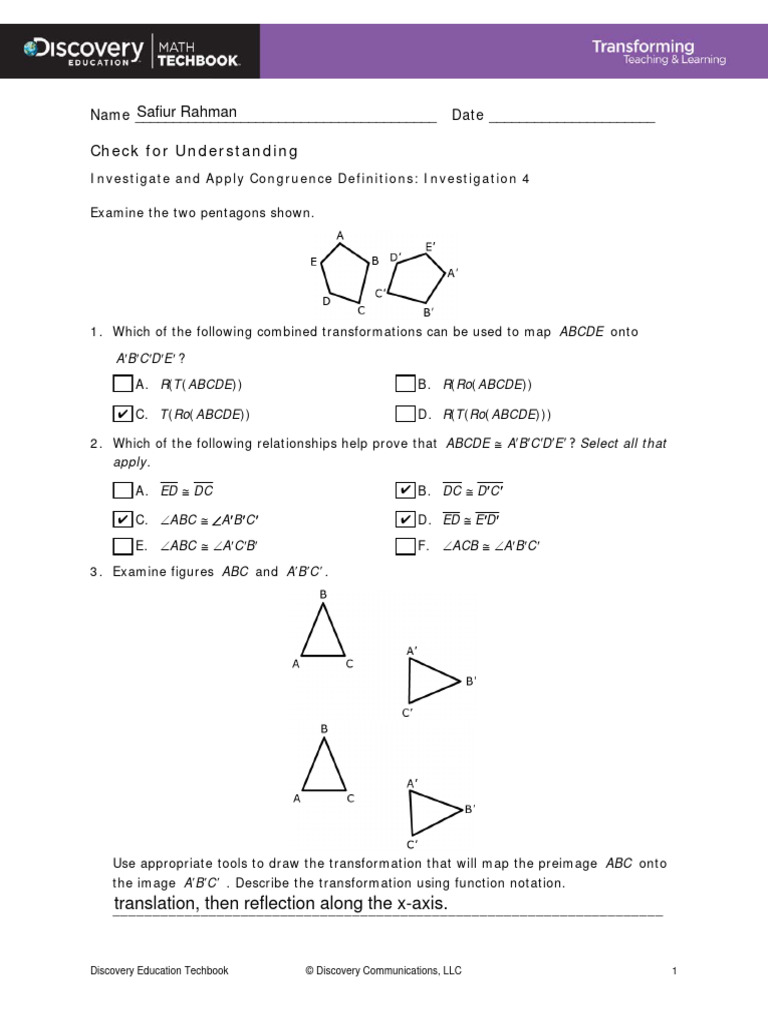 GT U2 C2 INV4 SG FINAL Form | PDF