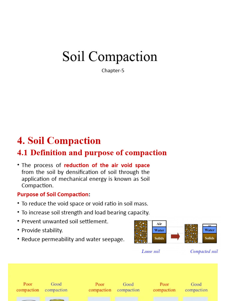 Soil Compaction | PDF | Soil Science | Soil